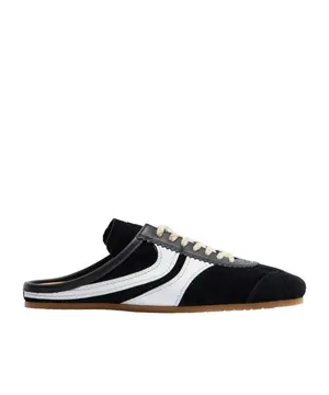 Dries Van Noten Lace-up Mules - Black