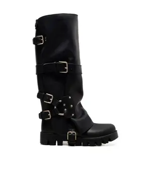 Dolce & Gabbana Round-toe Boots - Black