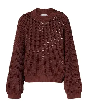 Brunello Cucinelli Cotton-blend Sweater - Red
