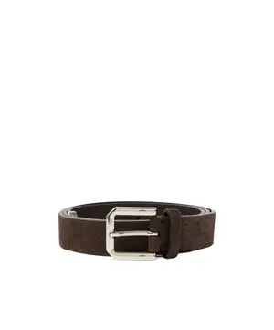 Brunello Cucinelli Suede Belt - Brown