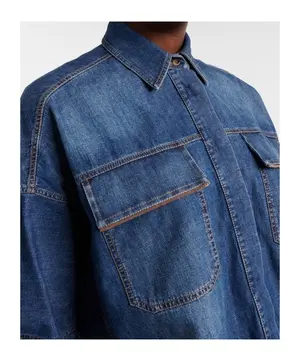 Brunello Cucinelli Denim Top