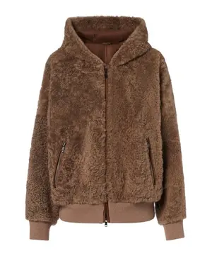 Brunello Cucinelli Shearling And Cashmere Jacket - Brown