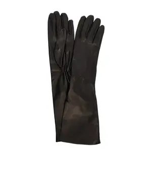 TOTEME Leather Gloves - Black