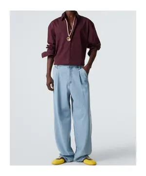 Dries Van Noten Penning High-rise Wide-leg Jeans