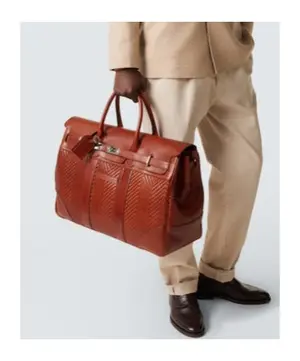 Brunello Cucinelli Country Leather Tote Bag