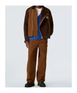 Sacai X Carhartt Wip Belted Cotton Cargo Pants