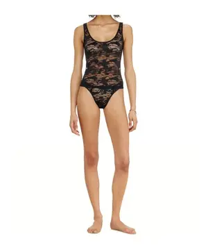 DIESEL® Camouflage-lace Top