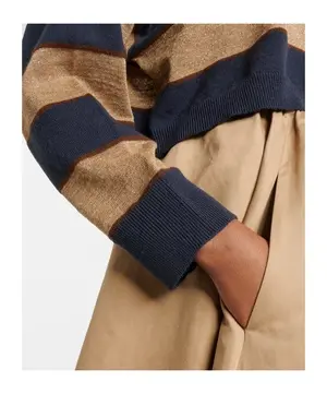 Brunello Cucinelli Wool, Cashmere, And Silk Polo Sweater