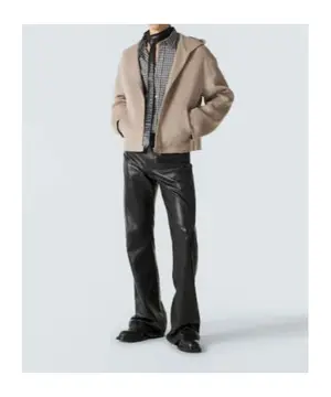 Acne Studios Leather Flared Pants
