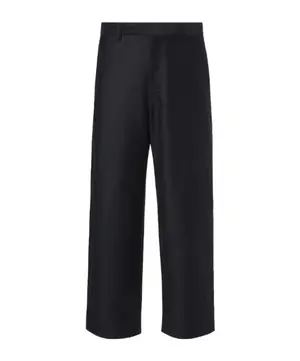 LEMAIRE Cotton Satin Suit Pants