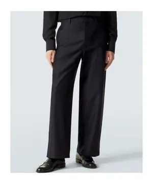 LEMAIRE Cotton Satin Suit Pants