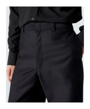 LEMAIRE Cotton Satin Suit Pants