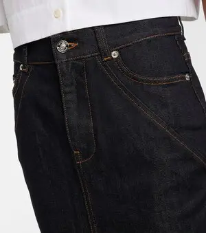 Givenchy Denim Midi Skirt