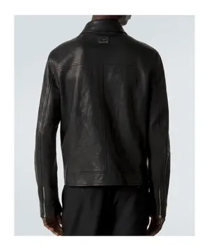 Dolce & Gabbana Leather Blouson Jacket