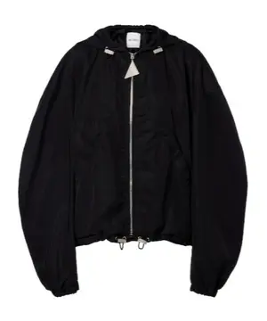 Attico Hooded Jacket - Black