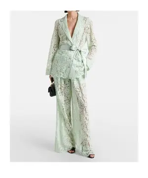 Dolce & Gabbana Lace Wide-leg Pants