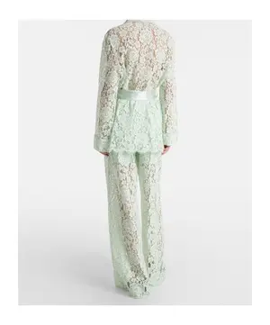 Dolce & Gabbana Lace Wide-leg Pants