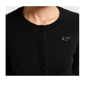 Simone Rocha Embellished Cashmere Cardigan