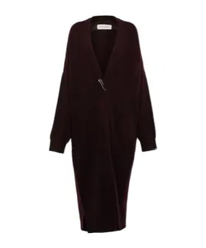 Extreme Cashmere Long Knit Cardigan - Black