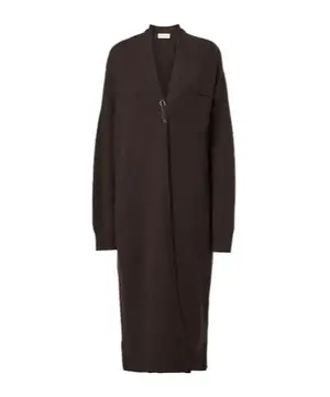 Extreme Cashmere Long Knit Cardigan - Black