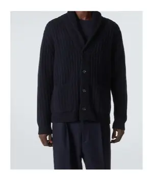 ALLUDE Ribbed-knit Wool And Cashmere Cardigan