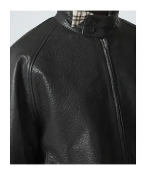 Studio Nicholson Over Leather Bomber Jacket