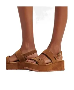 Hogan Suede Platform Sandals