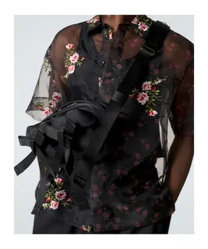 Simone Rocha Classic Bow Embellished Shoulder Bag