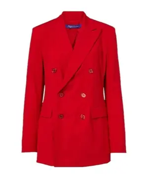Ralph Lauren Fitted Blazer - Red