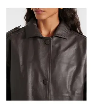 BLAZÉ MILANO Button Leather Jacket
