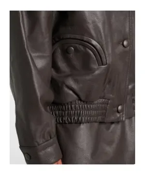 BLAZÉ MILANO Button Leather Jacket