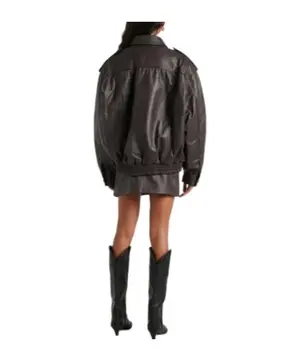BLAZÉ MILANO Button Leather Jacket