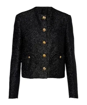 BLAZÉ MILANO Riva Jacket With Smiley Pockets - Black