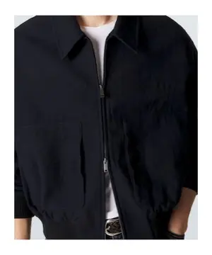 Studio Nicholson Cotton-blend Zip-up Bomber Jacket