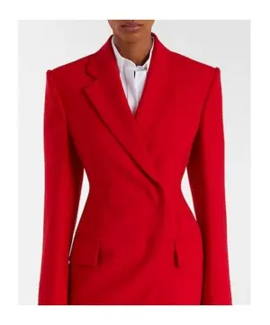 Sportmax Breasted Peplum Blazer