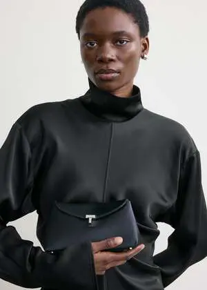TOTEME Mini T-lock Satin Clutch