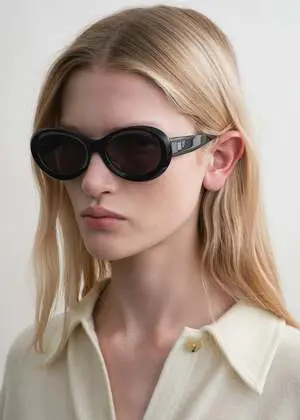 TOTEME Oval Sunglasses
