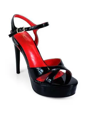 Frederick's Of Hollywood Madison Ankle Strap Heels - Black