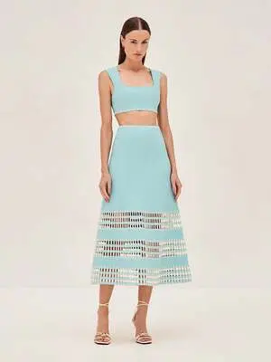 Alexis Simone Skirt - Blue