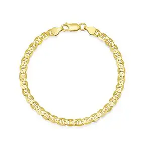 KYLIE HARPER Thick 8.5" Italian Mariner Chain Bracelet - Gold