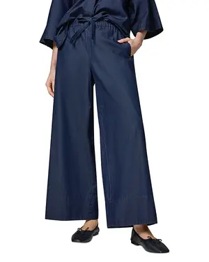 Donna Karan New York Relaxed Cotton Beach Pull-on Pants