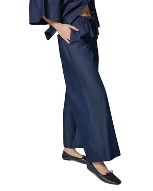 Donna Karan New York Relaxed Cotton Beach Pull-on Pants