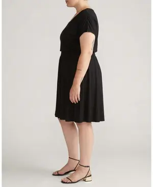 Universal Standard Minetta Liquid Jersey Dress - Black