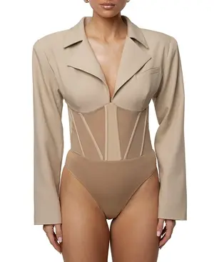 JLUXLABEL Downtown Blazer Bodysuit