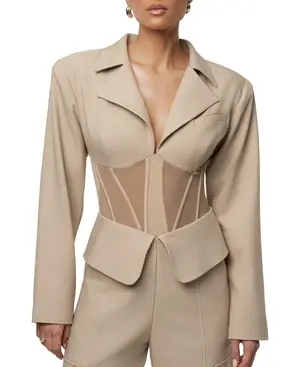 JLUXLABEL Downtown Blazer Bodysuit