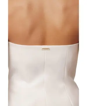 JLUXLABEL Button Front Vest - Ivory