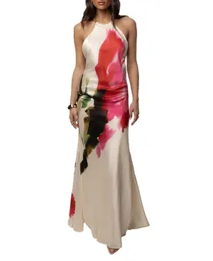 JLUXLABEL Print Audrey Maxi Dress