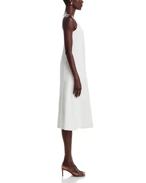 DOLCE CABO Linen Cotton Sleeveless Midi Dress