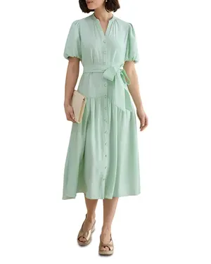 HOBBS LONDON Belted Midi Dress