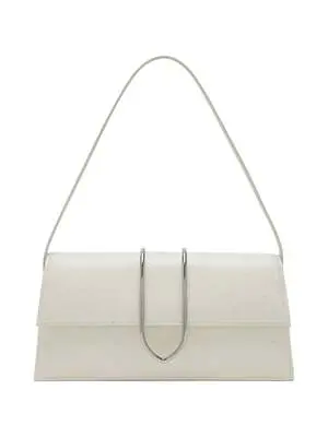 Jacquemus Long Leather Tote Shoulder Handbag For - Lightivory